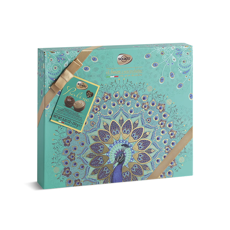 Socado Peacock Chocolate Gift Box